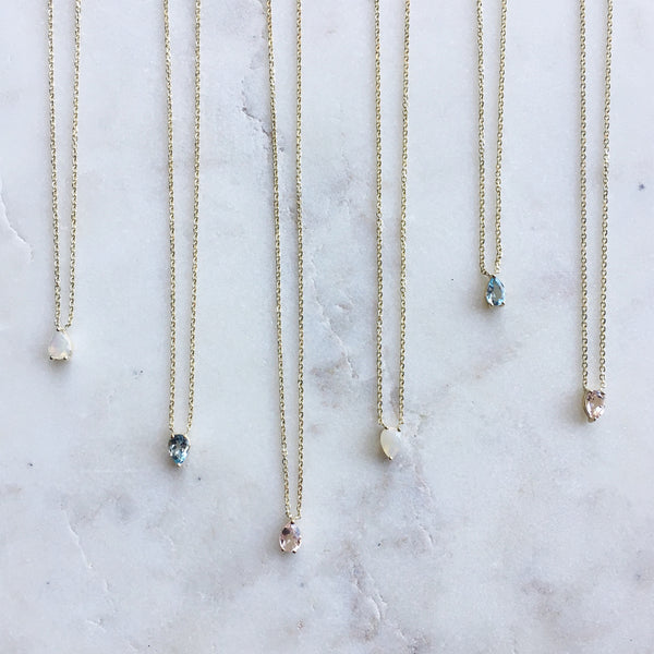 Jiai Necklace - Opal – Yuko Ebina Designs